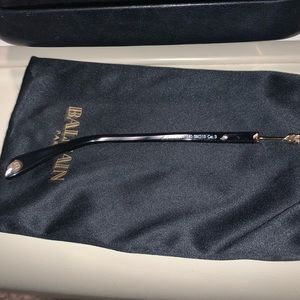 Balmain | Accessories | Authentic Balmain Goldblack Aviator Sunglasses ...